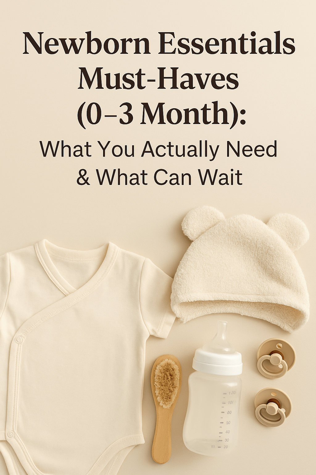 Newborn Essentials (0–3 Months): The 27 Items You Actually Need (Plus